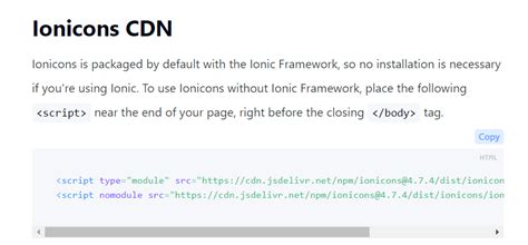 Bug Cdn References Outdated Version Of Ionicons · Issue 1868 · Ionic