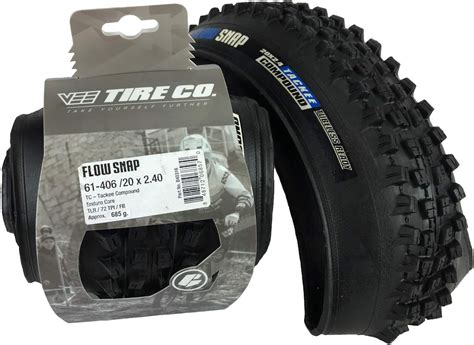 Two Vee Tire 20x240 Flow Snap Bike Tires With Folding