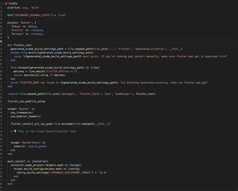 Flutter Ios Build Fails On Real Device Flutterflutterh File Not Found Stack Overflow