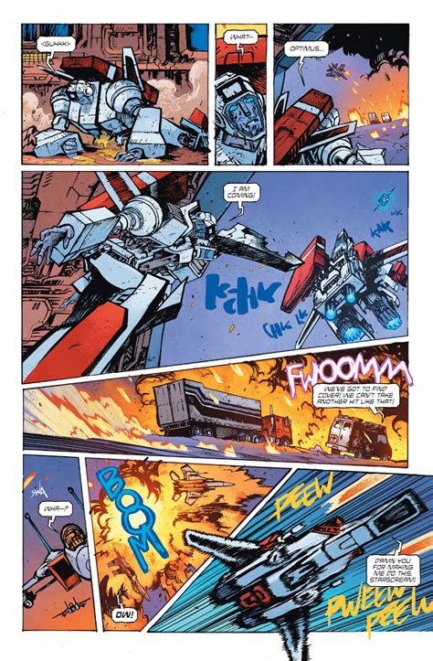 Transformers 1 Pg 24 In M Ls Indie Island Comic Art Gallery Room