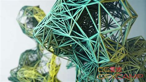XP粒子模拟线框人物动画C D教程 Cinema D Create Stunning Plexus Geometry X Particles Tutorial 龋齿一号GFXCamp