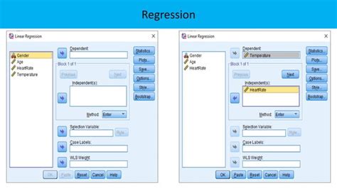 Correlation And Regression Analysis Using Spss Pptx