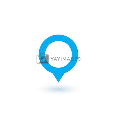 Vector Map Pointer Icon Gps Location Symbol Flat Design Style Vektor