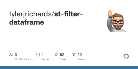 St Filter Dataframe Streamlit App Py At Main Tylerjrichards St Filter Dataframe GitHub