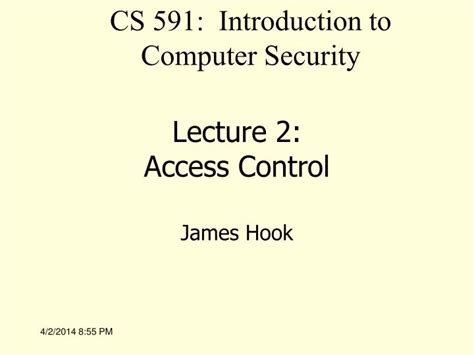 Ppt Lecture 2 Access Control Powerpoint Presentation Free Download
