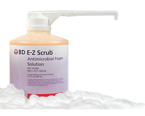 Bd E Z Scrub 32 Oz Antimicrobial Foam Solution Save At — Tiger Medical