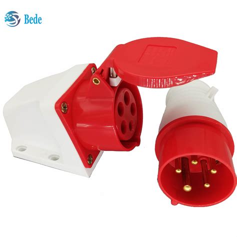 Commando Connector Plug And Socket Iec 60309 380 415v 16amp Wall