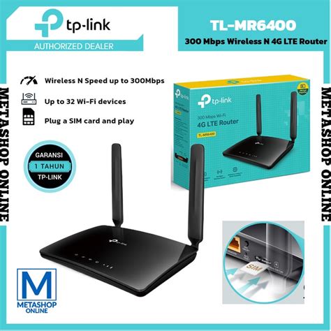 TP LINK TL MR Mbps Wireless N G LTE Router TPLINK SimCard Shopee Philippines