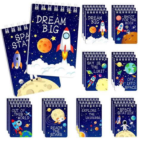 Magirita Outer Space Mini Mmf7 Notebook 32 Pack Space Favor Galaxy Goodie Bags Solar System