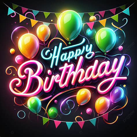 Colorful Iluustration Happy Birthday Background Happy Birthday