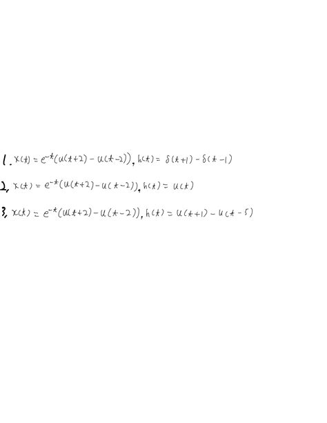 Solved Please Give Step By Step Solution Use The Convolution