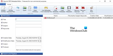 Best Free Pdf Metadata Editor Software For Windows 1110