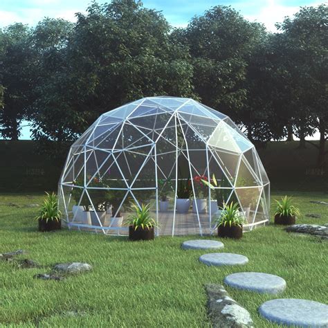 Lumen And Forge Geodesic Greenhouse Dome Kit For Large Backyard Or