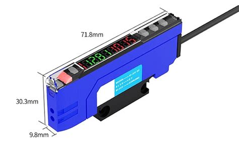 Digital Fiber Sensor Amplifier Npnpnp
