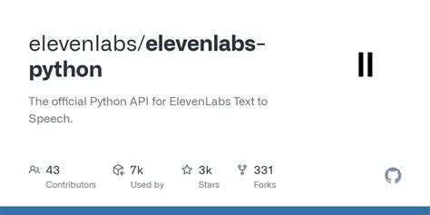 V2 Upgrade Guide · Elevenlabselevenlabs Python Wiki · Github