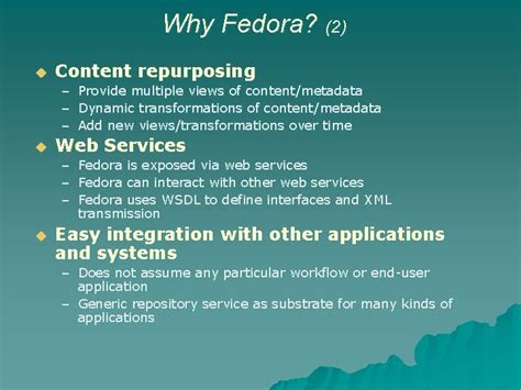 Flexible Extensible Digital Object Repository Architecture 01 24