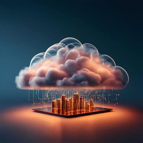Comprehensive Abstract Cloud Computing Concept Art Innovative And Futuristic Technology