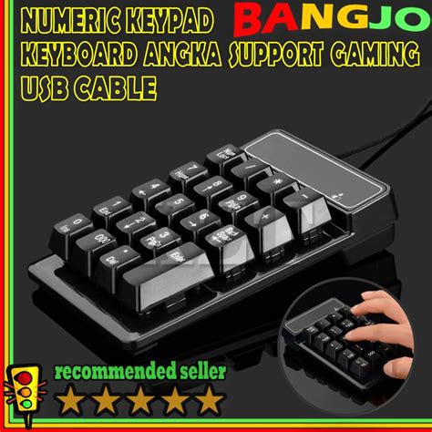 Jual Keyboard Angka Numeric Keypad Number USB Kabel Shopee Indonesia