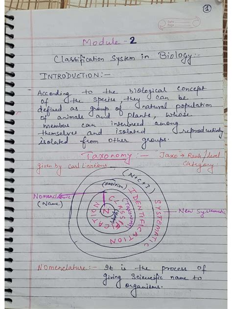 Module 02 Classification System By Sneh Chauhan Pdf