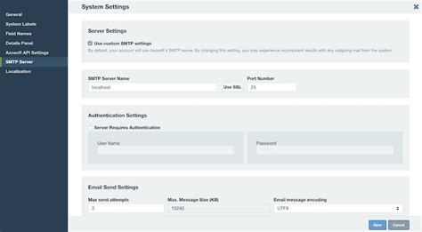 System Options Axosoft Documentation