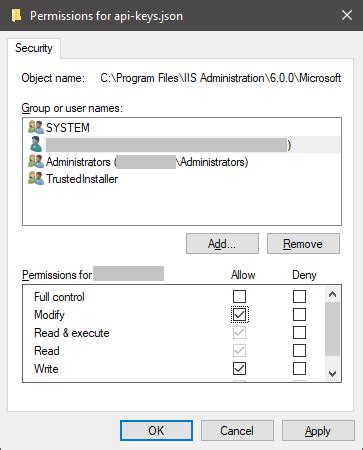 IIS Administration API Thinkwise Documentation