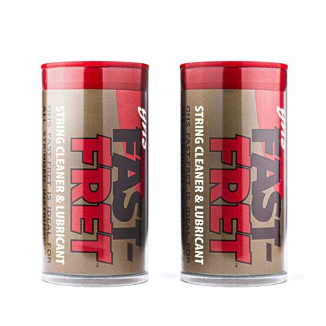 Ghs Fast Fret Guitar String Cleaner And Lubricant 2 Pack Bundle Strings Direct