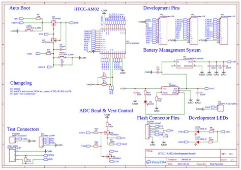 Htcc Am02 Pcb Design Reset Button And Bootloader Mode Via Rtsdtr