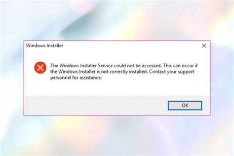 The Windows Installer Service Could Not Be Accessed [solved] Techcult
