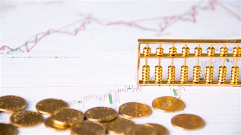 Gold Business Poster E Commerce Finance Coin Powerpoint Background For