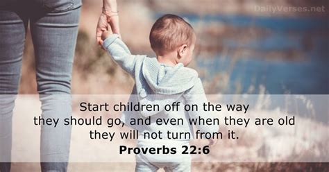 Proverbs 22 6 Bible Verse