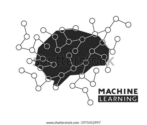 Creative Design Modern Machine Learning Symbol Stock Vector Royalty
