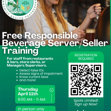 Responsible Beverage Server Training Free Penobscot Bay Regional Chamber Of Commerce