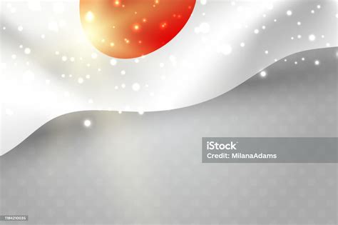 일본 국가 개념입니다 지역 일본 휴일 독립 기념일 쇼와 황제 생일 국립 재단을위한 배너 또는 포스터 텍스트와 플래그에 대한 여유 공간이있는 간단한 템플릿 벡터 그림입니다