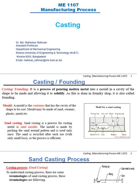 Fundamentals Of Casting Pdf Secondary Sector Of The Economy Materials