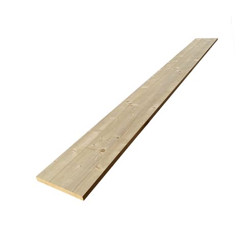 Tablette Sapin Bois Massif L200 X L20 Cm Ep18 Mm Leroy Merlin