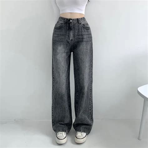 [숏 기본 롱 Xs~2xl 투웨이] 로젤 빈티지 시와워싱 스트링 투웨이 하이웨스트 롱 와이드 조거 데님 팬츠 히든밴딩 기장선택 키작녀 키큰녀 인생바지 빅사이즈 에이블리 스토어