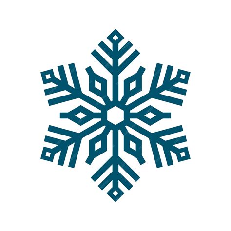 premium vector snowflake element vector flat design