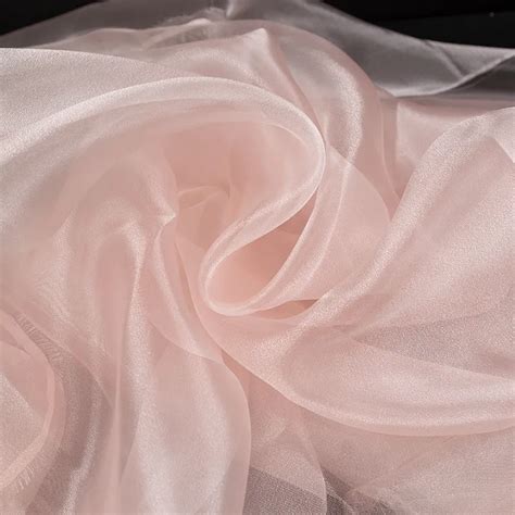 Crystal Sheer Organza Fabric Lightweight Voile Material For Clothing