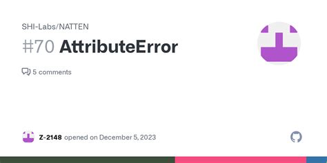 attributeerror · issue 70 · shi labs natten · github
