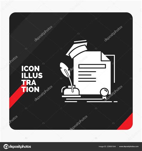Red Black Creative Presentation Background Certificate Degree Education Award Agreement Stock