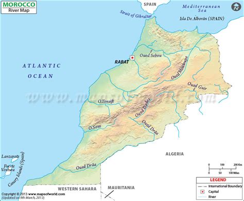 Morocco River Map