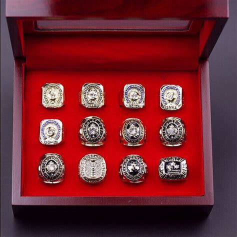 12 Toronto Maple Leafs Nhl Stanley Cup Championship Rings Set Mvp Ring