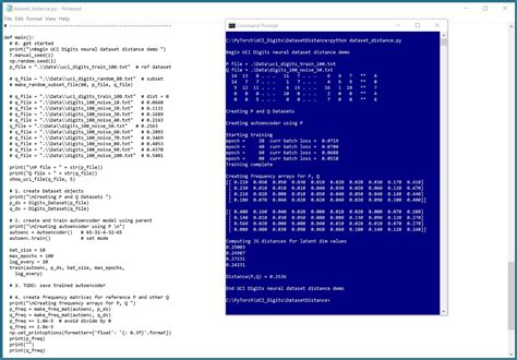 Ajsd Dataset Distance Uci Digits Demo James D Mccaffrey