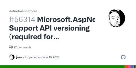 Microsoftaspnetcoreopenapi Support Api Versioning Required For