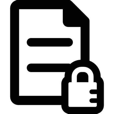 Secure Document Icon