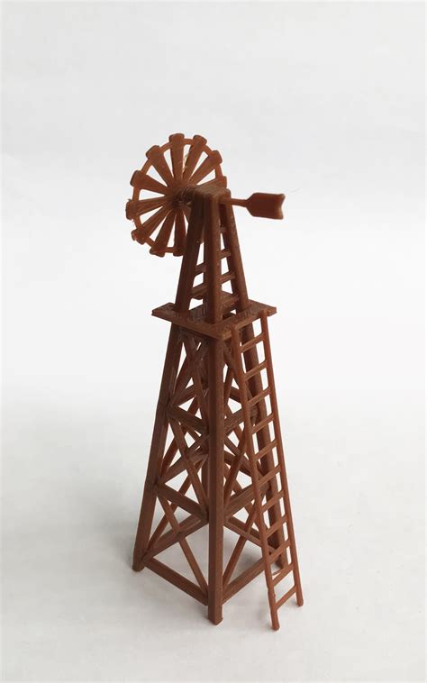 Outland Models Country Farm Windmill Brown Ho Sc Vicedeal