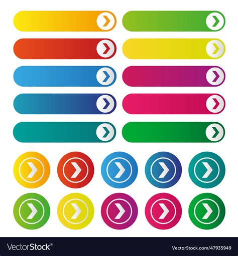 Empty Web Button Concept Image Icon Royalty Free Vector