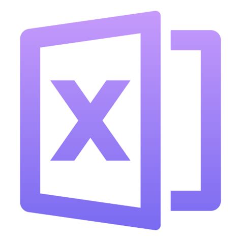Excel Generic Gradient Icon Excel Generic Gradient Icon