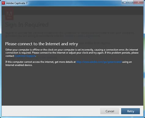 Activation Malfunction Clock Failure Adobe Community 5290734