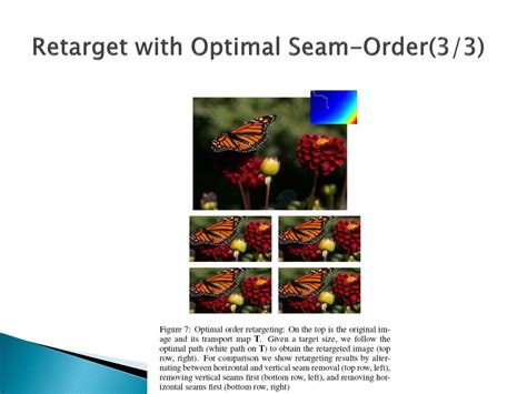 Ppt Seam Carving For Content Aware Image Resizing Powerpoint